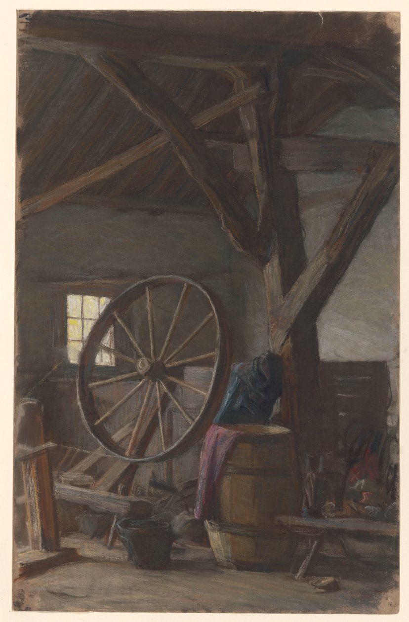Interior of a Barn by Jan Veth: Buy fine art print