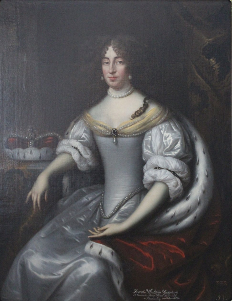Portrait of Dorothea of Brandenburg, born von Schleswig-Holstein ...