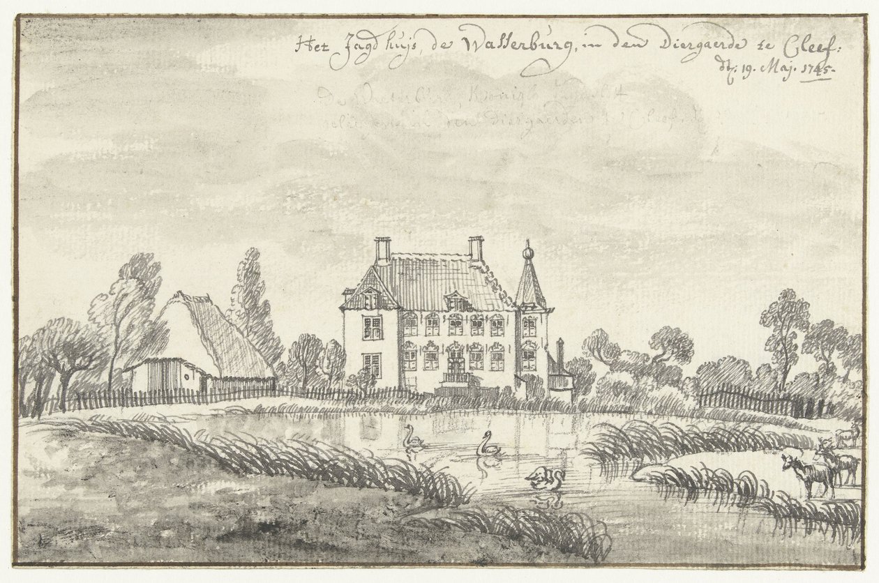 The House de Wasserburg, Kleef by Jan de Beijer