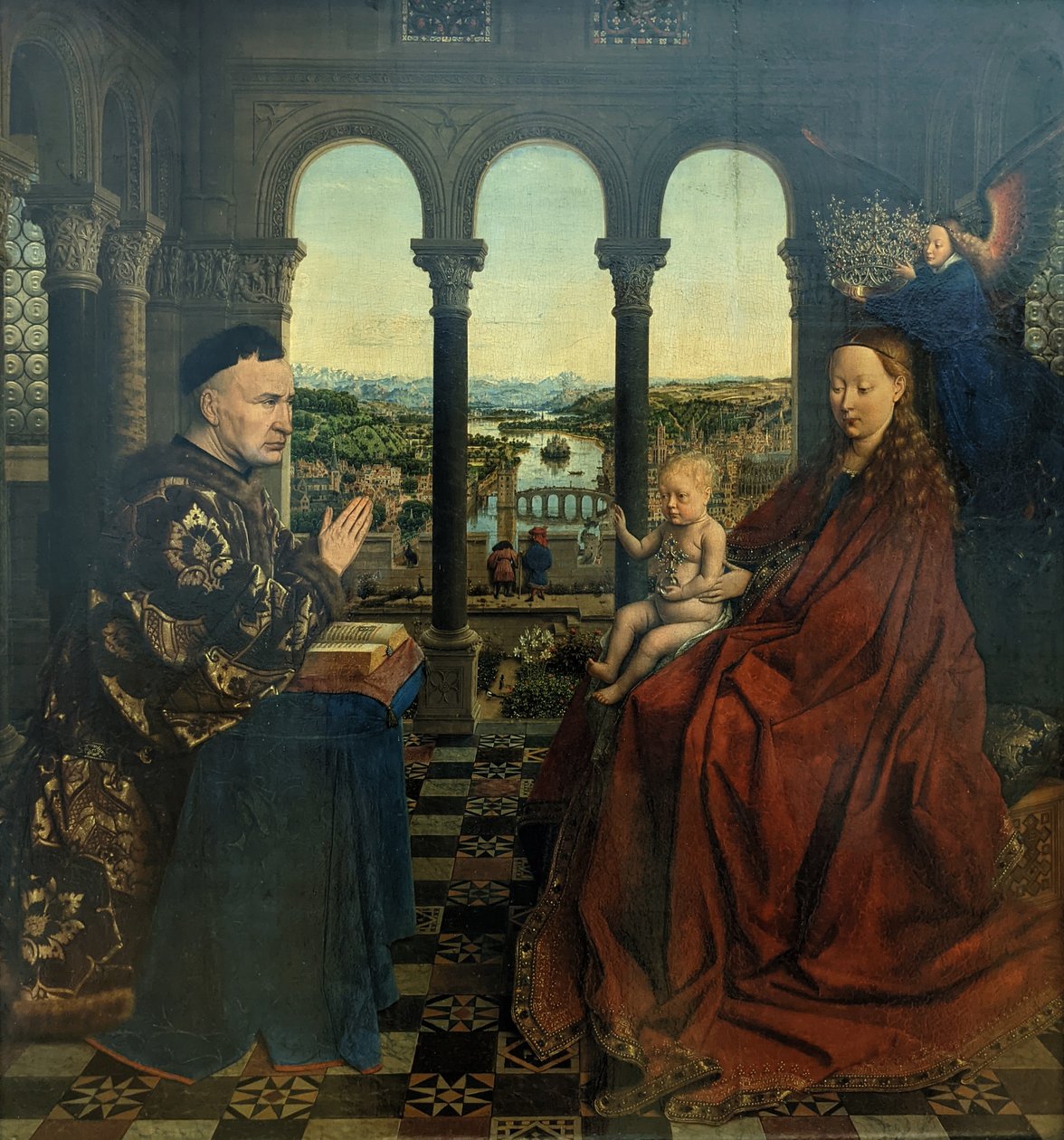 Madonna of Chancellor Rolin by Jan van Eyck