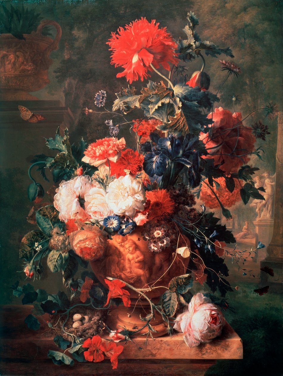 Flowers by Jan van Huysum: Highest-quality art reproduction