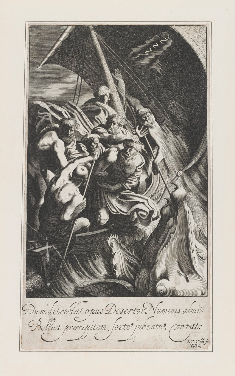 The Story of Jonah by Jan van de Velde II: Fine art print