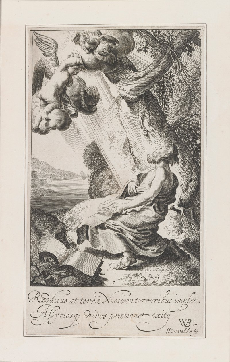 The Story of Jonah by Jan van de Velde II: Fine art print