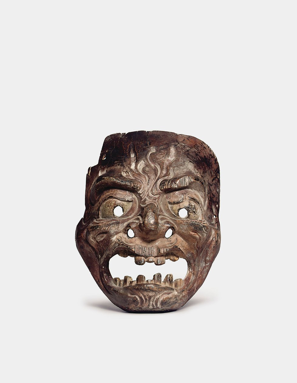 A wood Gigaku mask by Japanese School: Buy fine art print