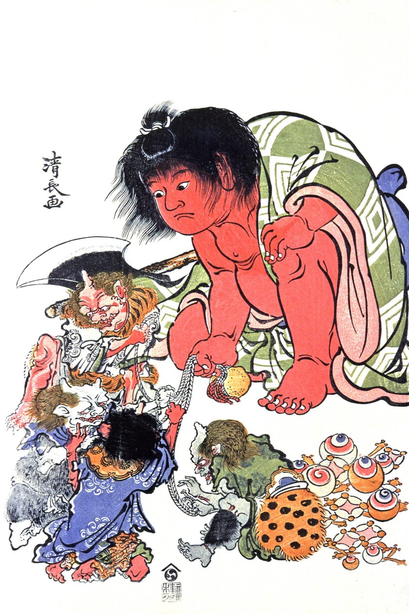 Demons by Japanese School: Highest-quality art reproduction