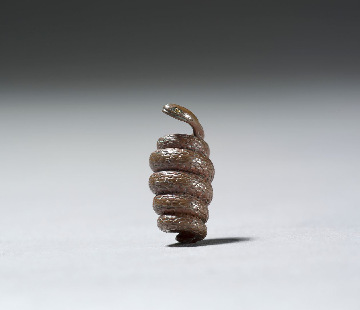 Ojime in the Shape of a Snake by Japanese School
