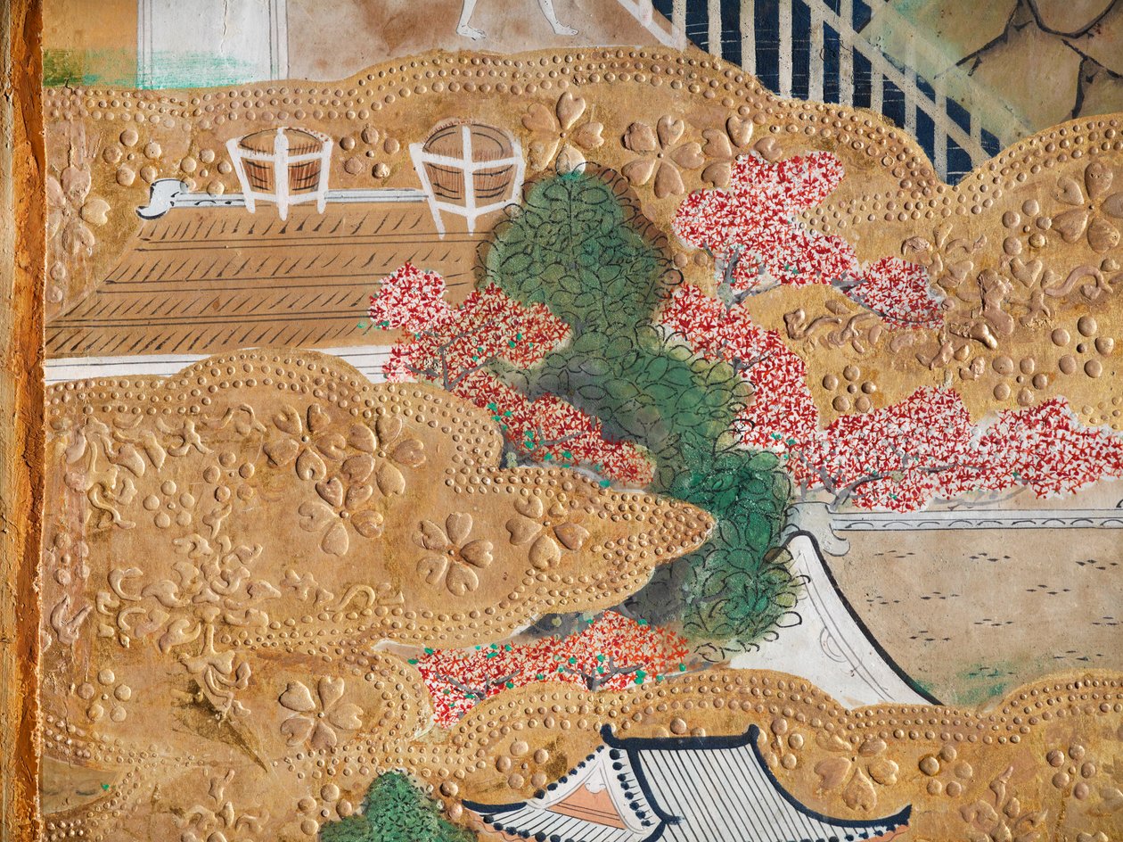 Osakazu Byobu - Japanese Eight-Panel Folding Screen