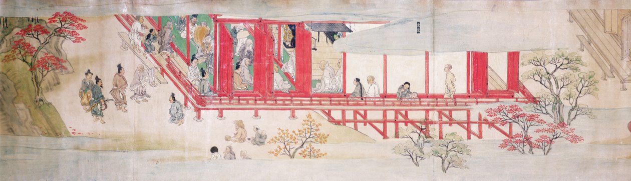 The House of the Shogun by Japanese School: Fine art print
