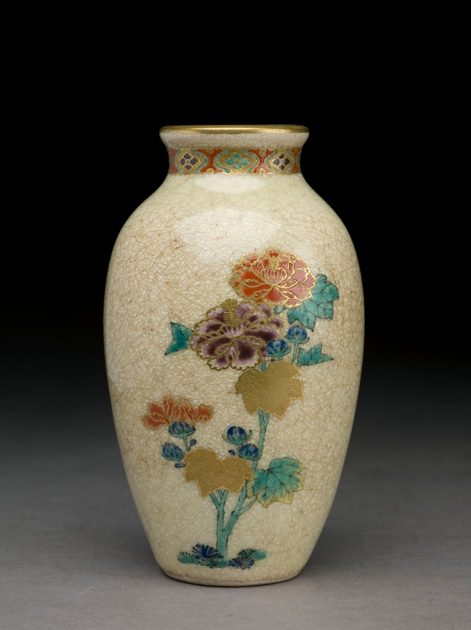 Vase, late 19th century by Japanese School: Fine art print