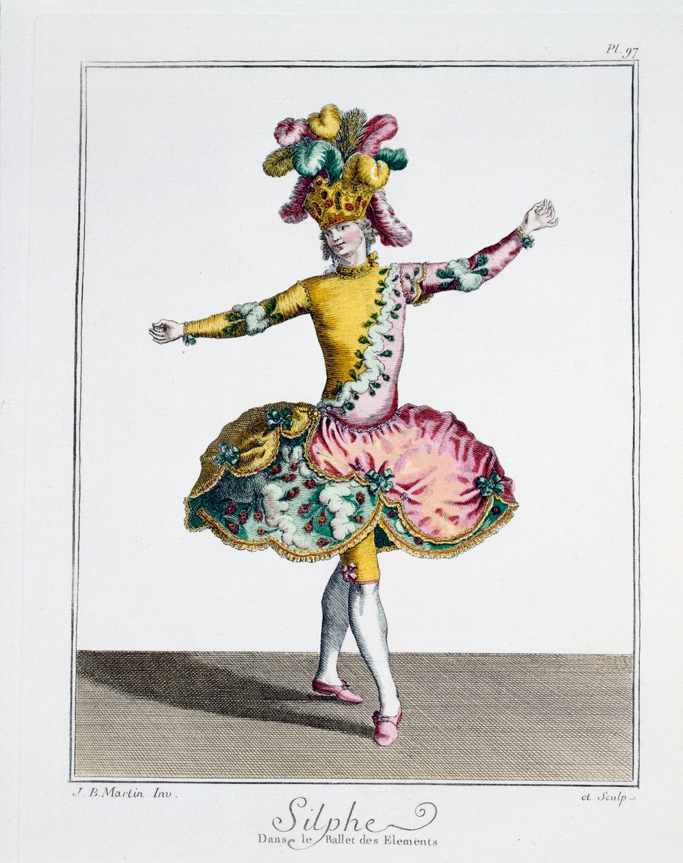 Costume Design for Silphe in the Ballet of the Elements, late 18th century