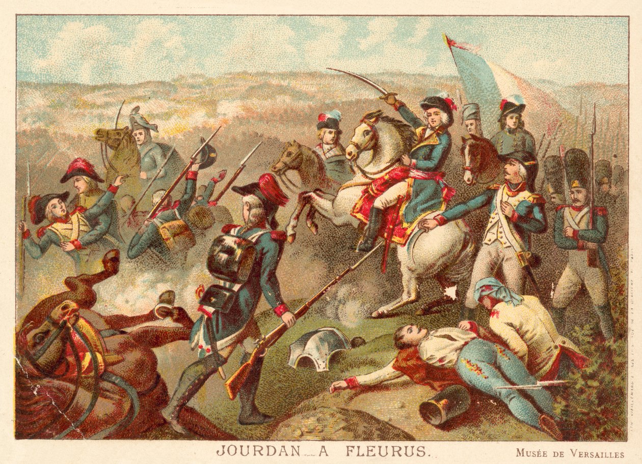 General Jourdan at the Battle of Fleurus, 1794