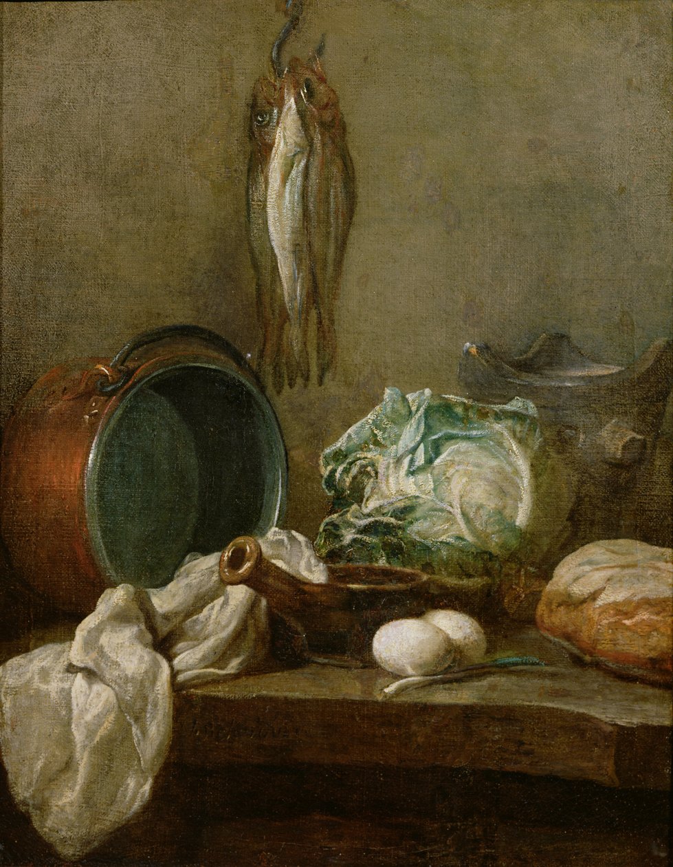 Still Life by Jean Baptiste Simeon Chardin: Fine art print