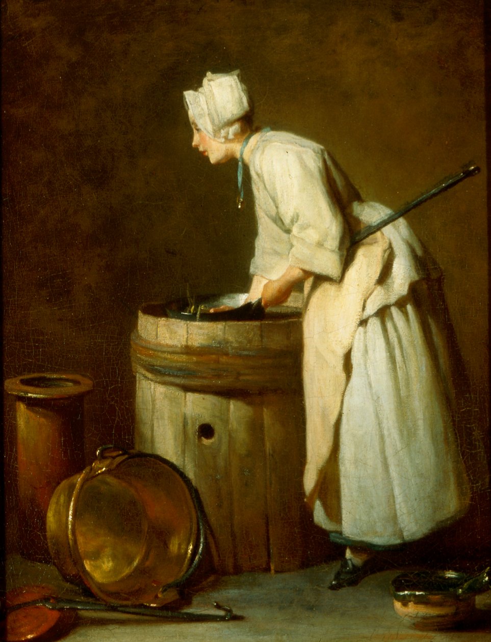 The Scullery Maid by Jean-Baptiste Simeon Chardin