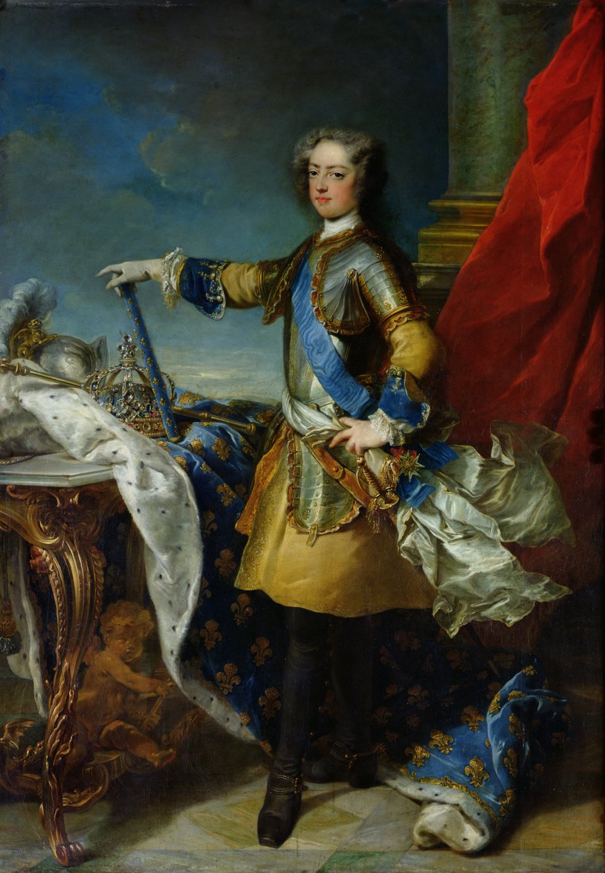 Portrait of Louis XV (1710-74) King of France, c.1727