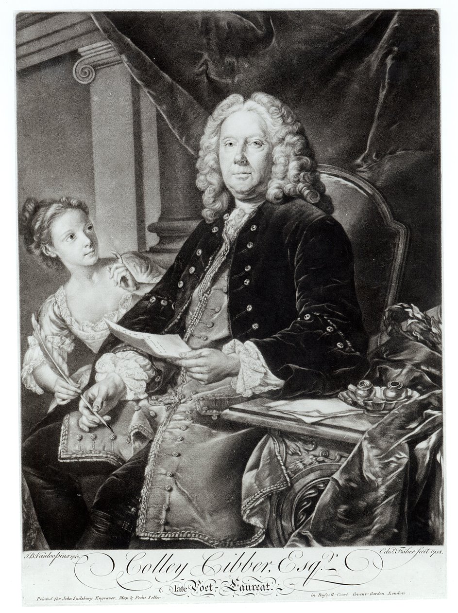 Colley Cibber, engraved by Edward Fisher