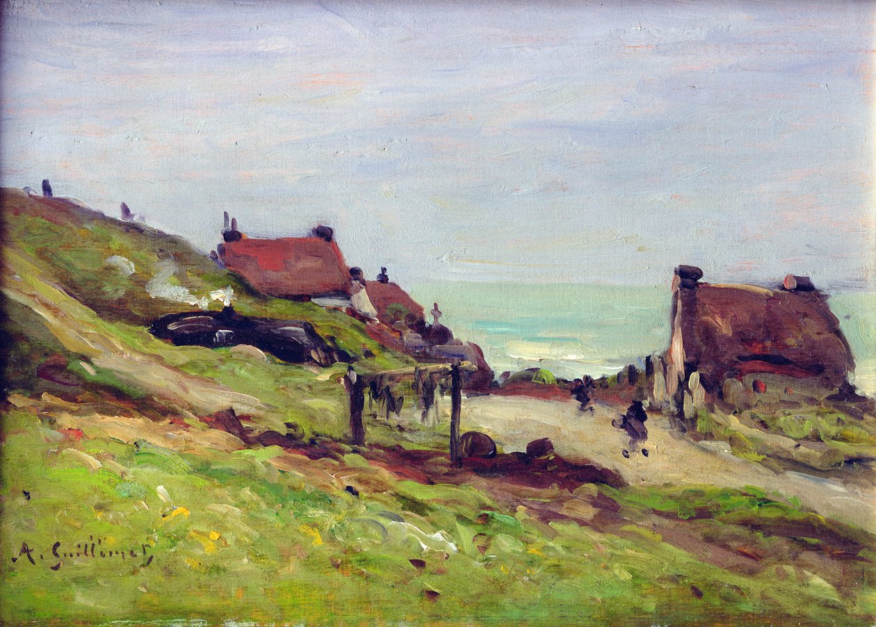 Landscape by Jean Baptiste-Antoine Guillemet