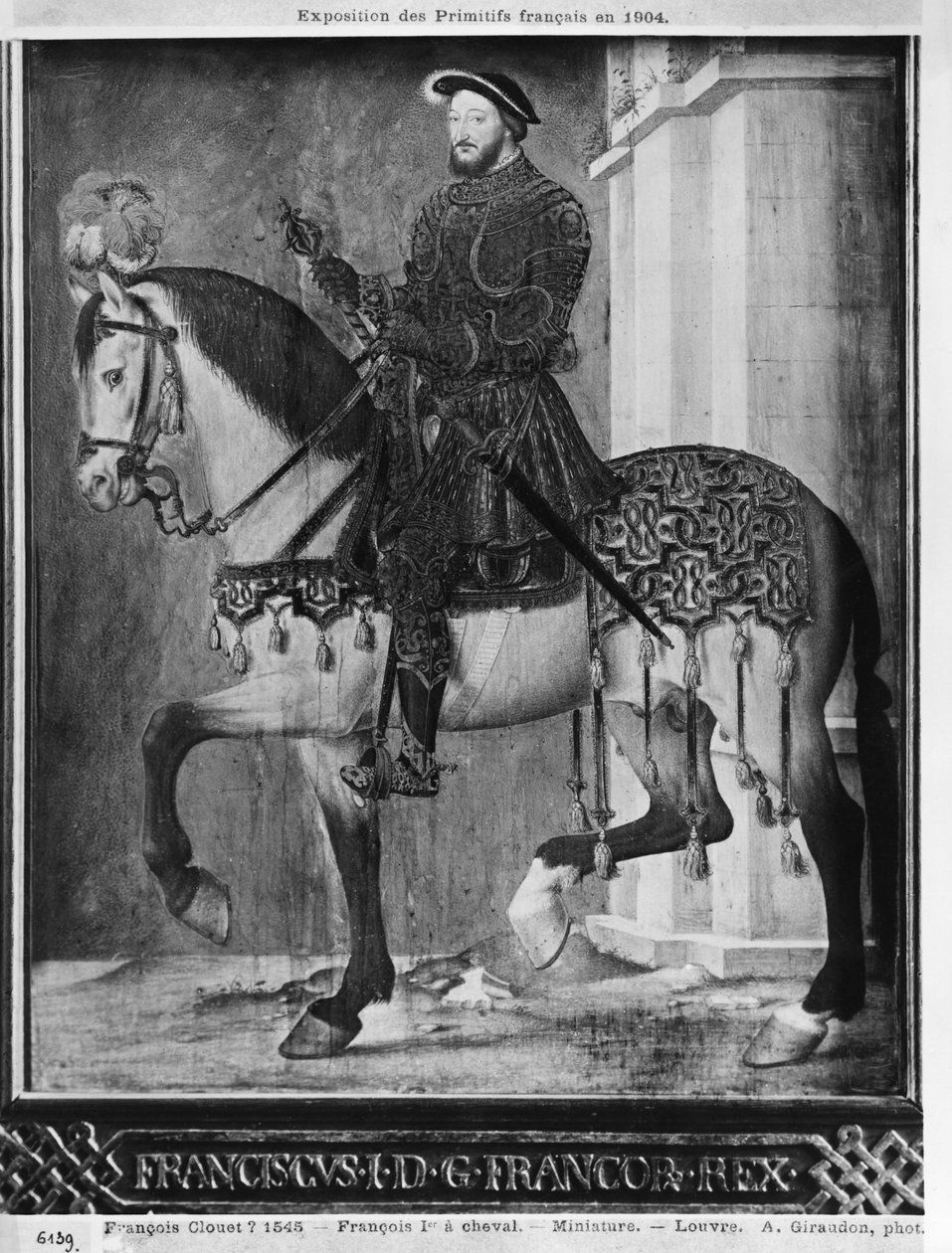 Equestrian portrait of King Francis I of France