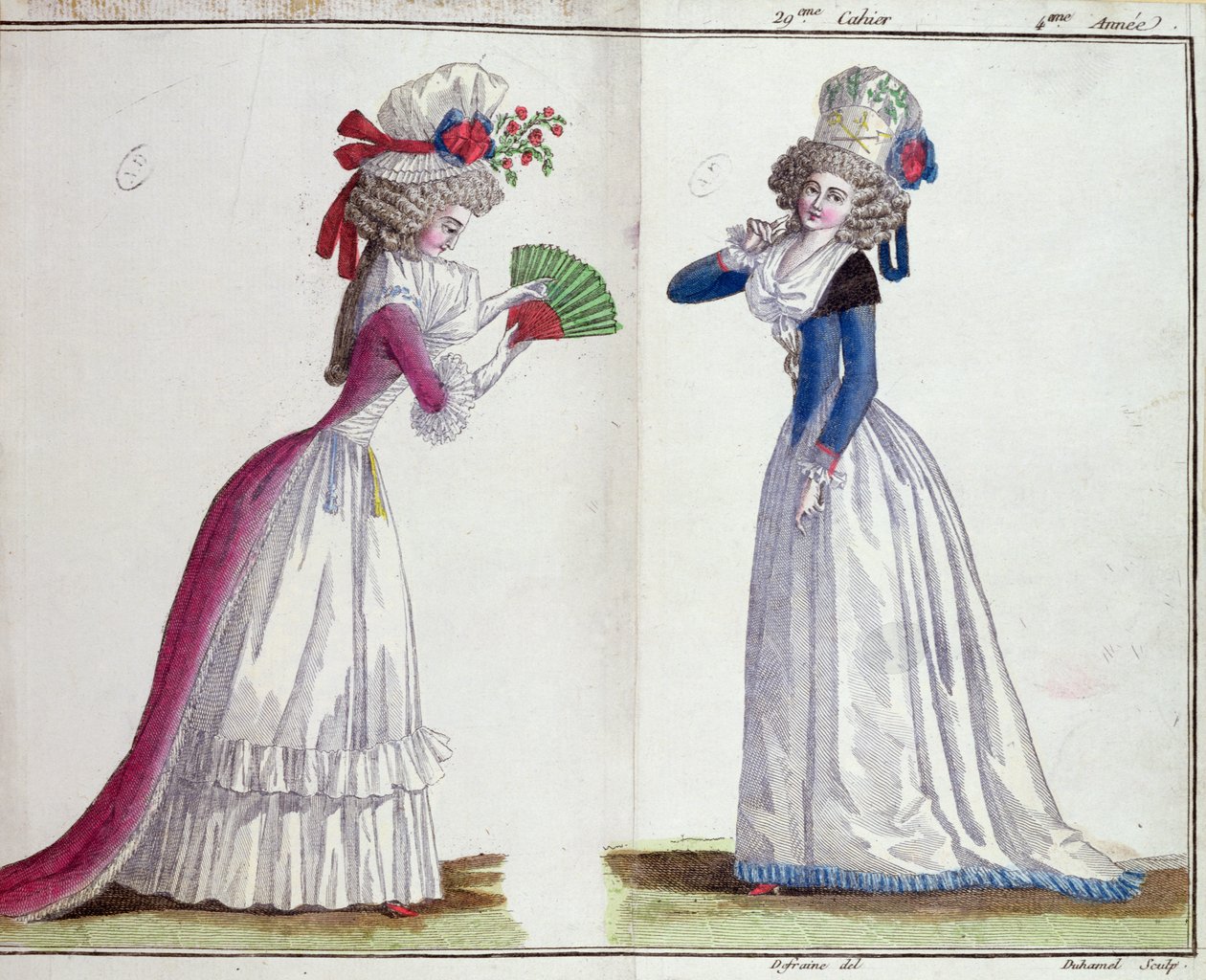 Fashion plate by Jean Florent Defraine: Buy fine art print