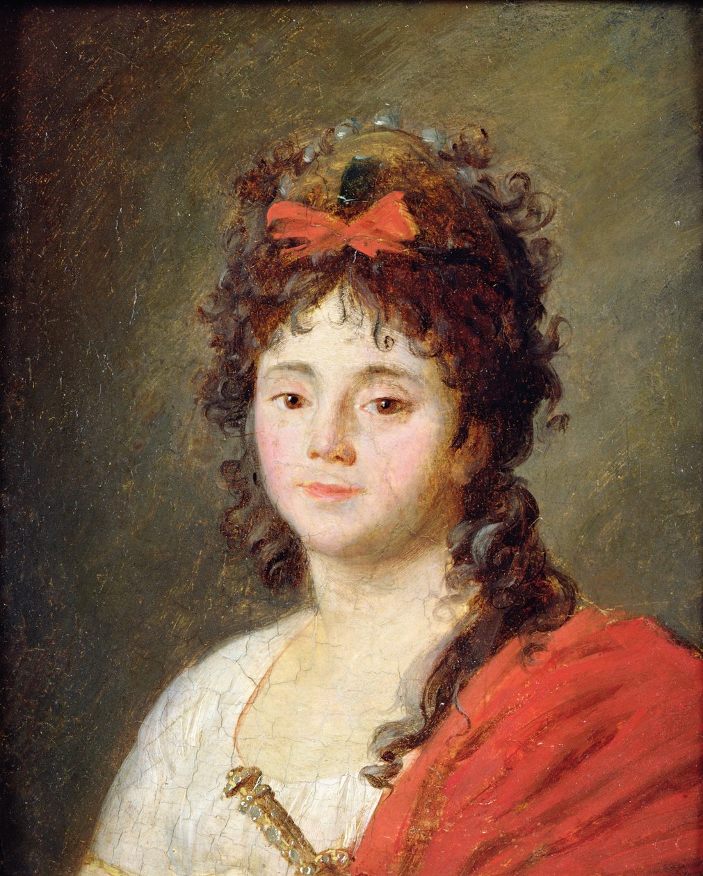 Portrait of Mademoiselle Maillard as the Goddess of Reason at the Fete ...
