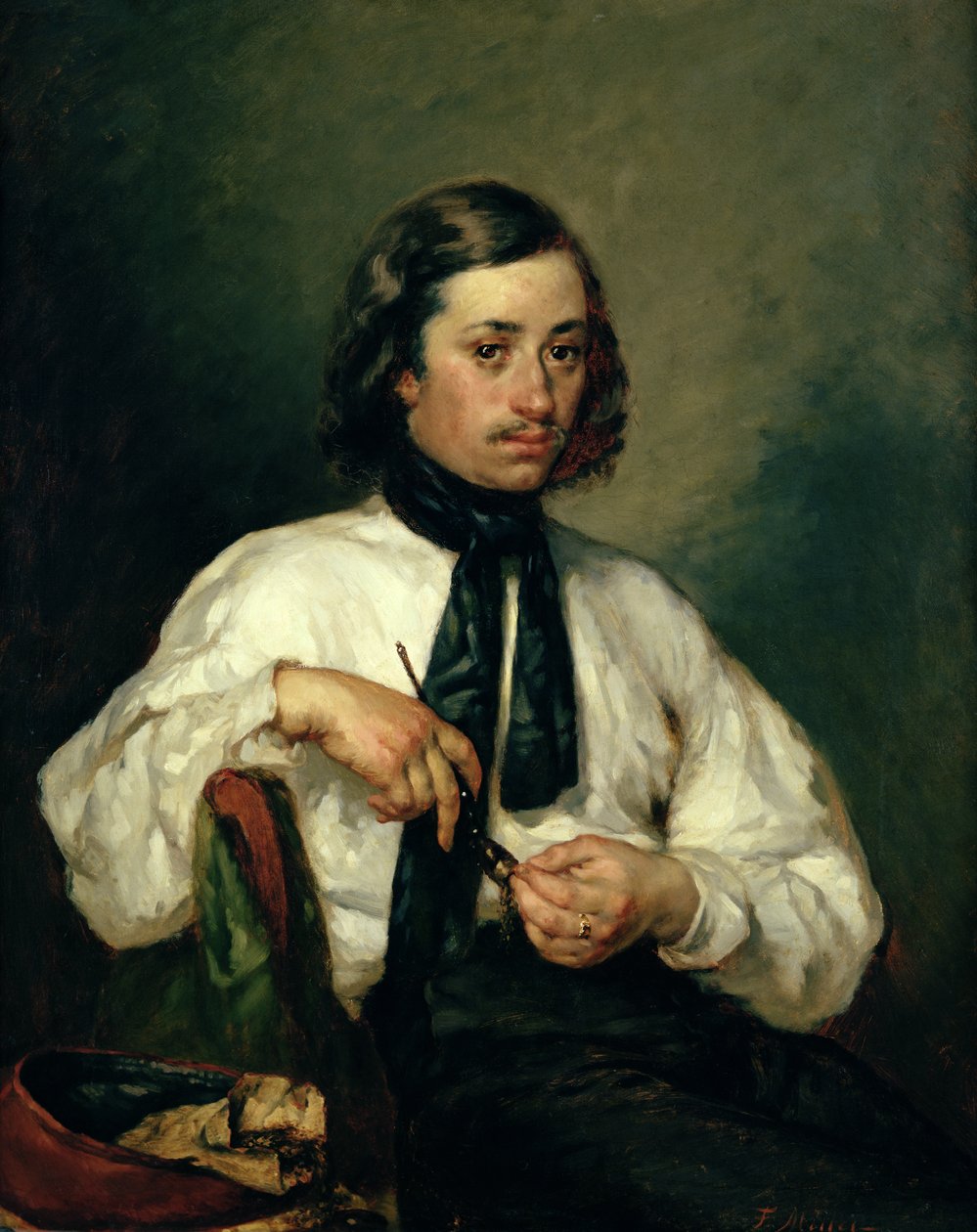 Portrait of Armand Ono, Known as The Man with the Pipe