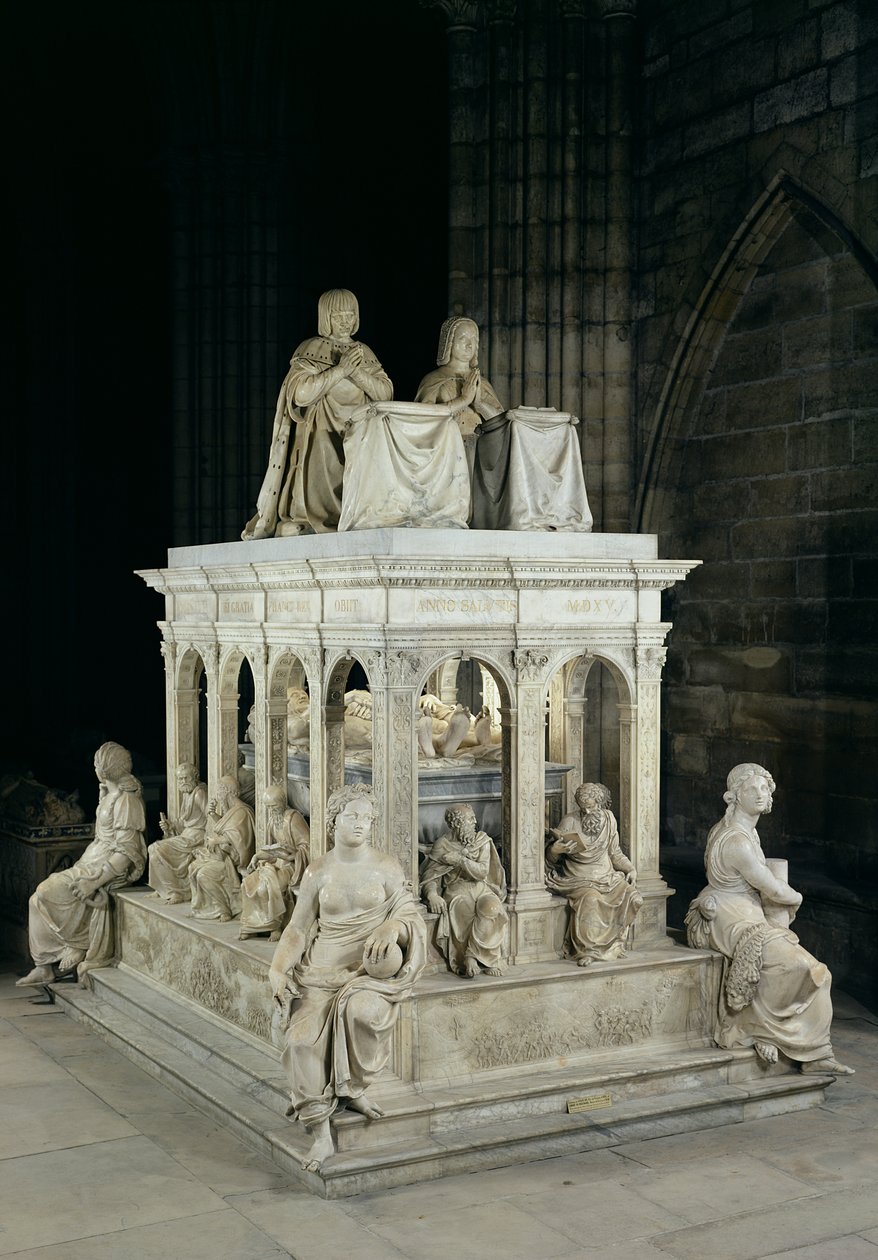View of the Tomb of Louis XII and Anne of Brittany