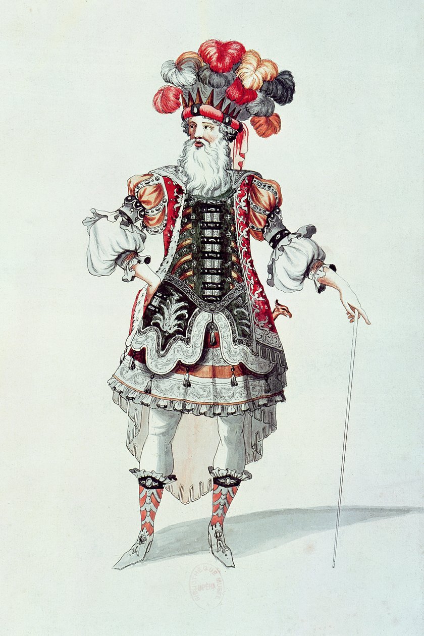Ballet Costume by Jean II Berain: Buy fine art print