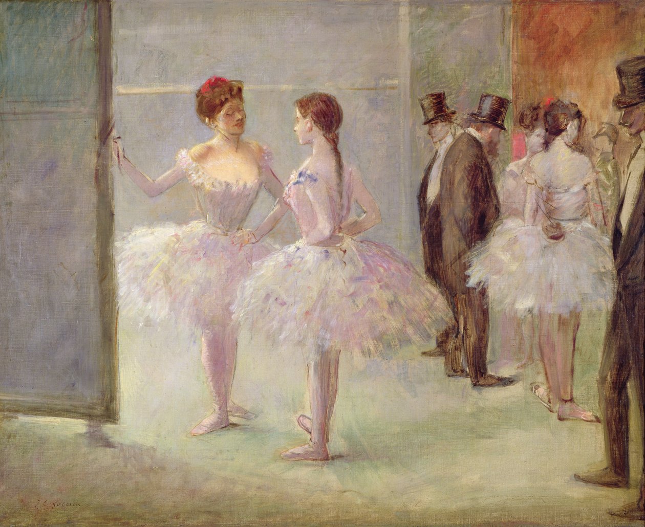 Dancers in the Wings at the Opera by Jean-Louis Forain