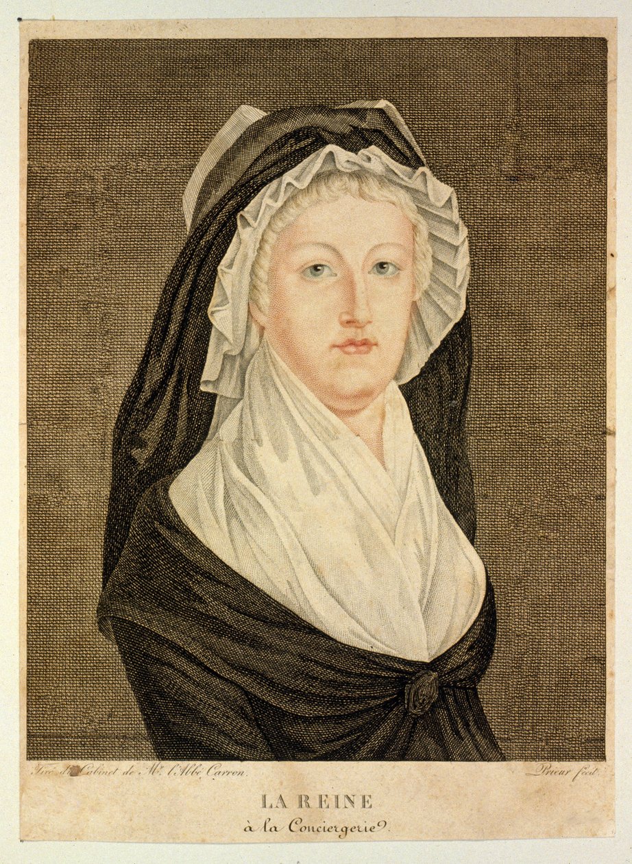 The Queen in a Prison Cell at the Conciergerie, 1794