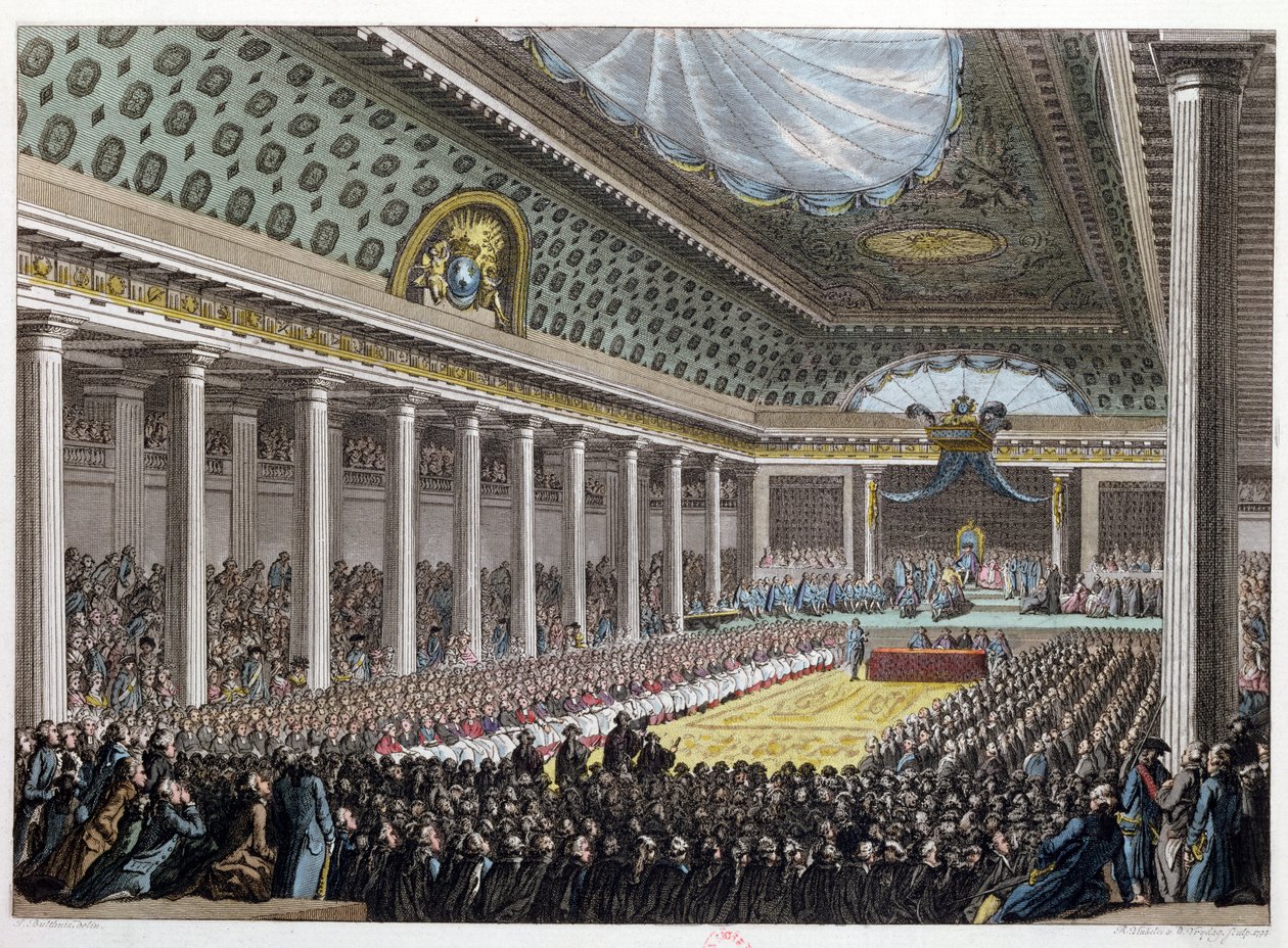 Opening of the Estates General at Versailles, 5th May 1789 (from ...