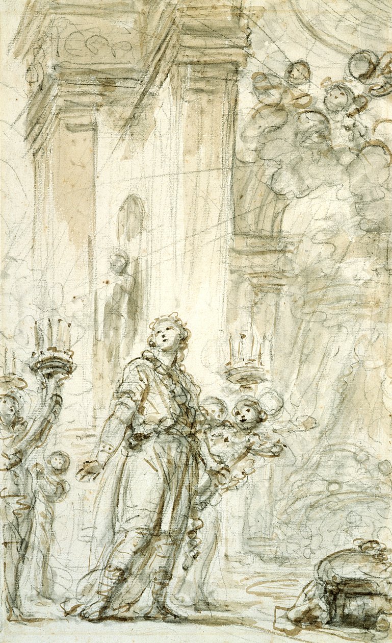 Ruggiero is led to his bed chamber by Jean Honore Fragonard