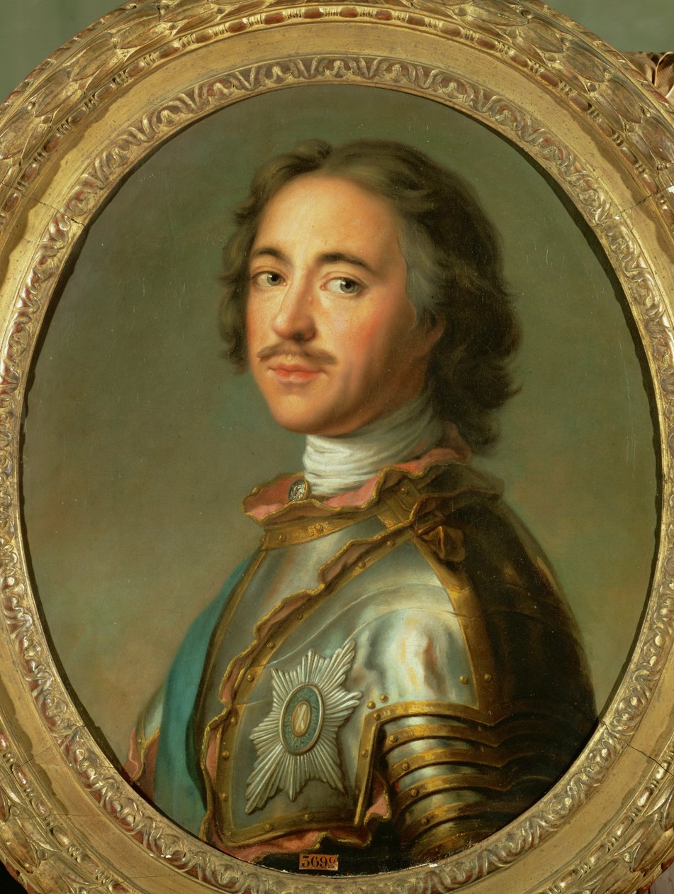 Tsar Peter the Great by Jean-Marc Nattier: Fine art print