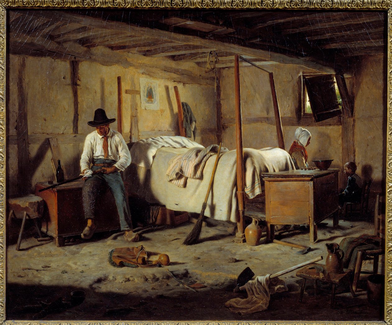 The Poacher by Jean Alphonse Roehn: Premium art reproduction