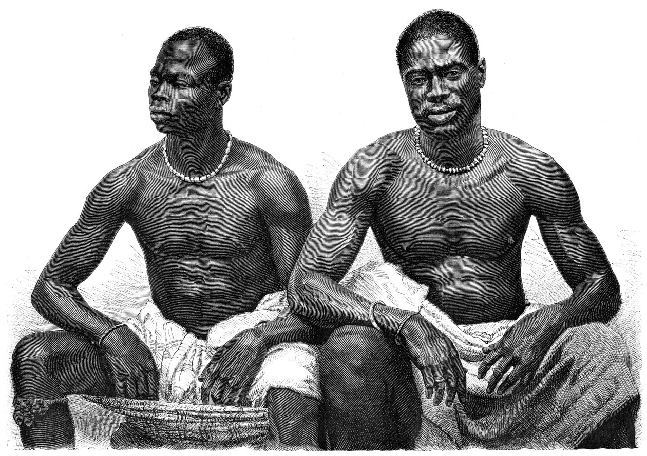 Two men from Assinie, Guinea, c1860-1920