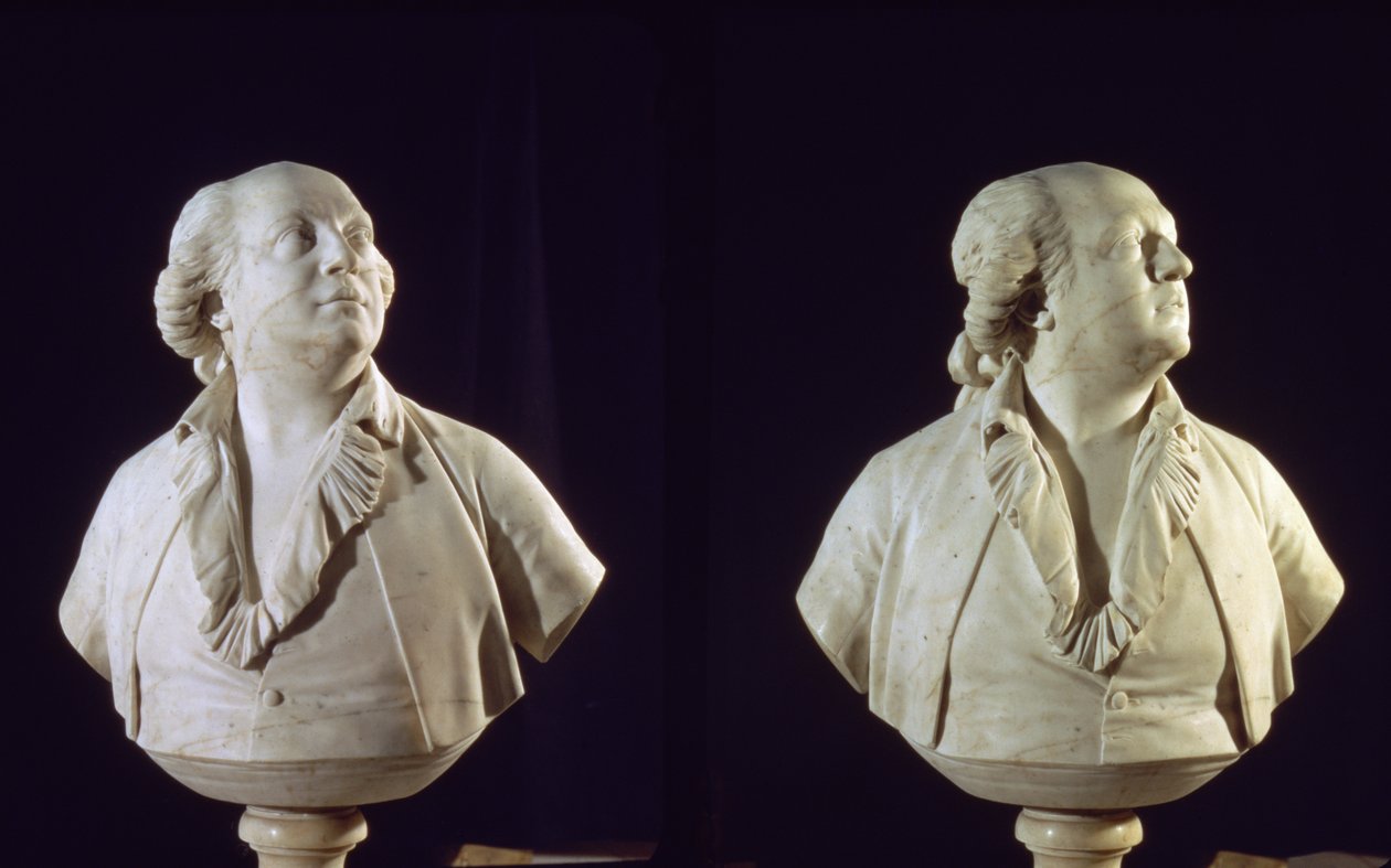 Portrait bust of Giuseppe Balsamo, called the count of Cagliostro