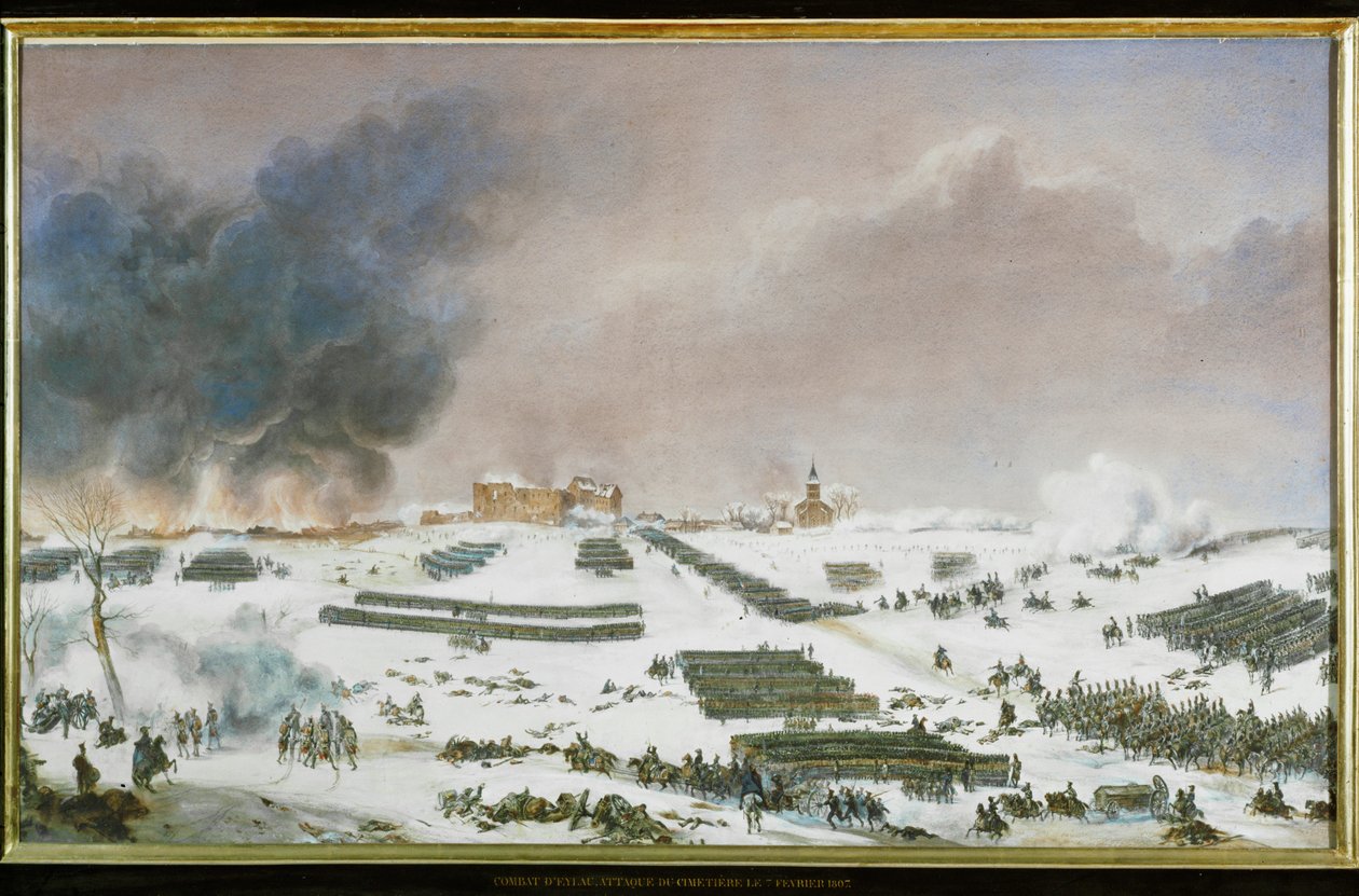 The Battle of Eylau by Jean Antoine Simeon Fort