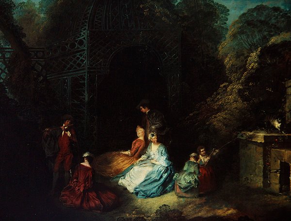 The Flutist by Jean-Antoine Watteau: Buy fine art print