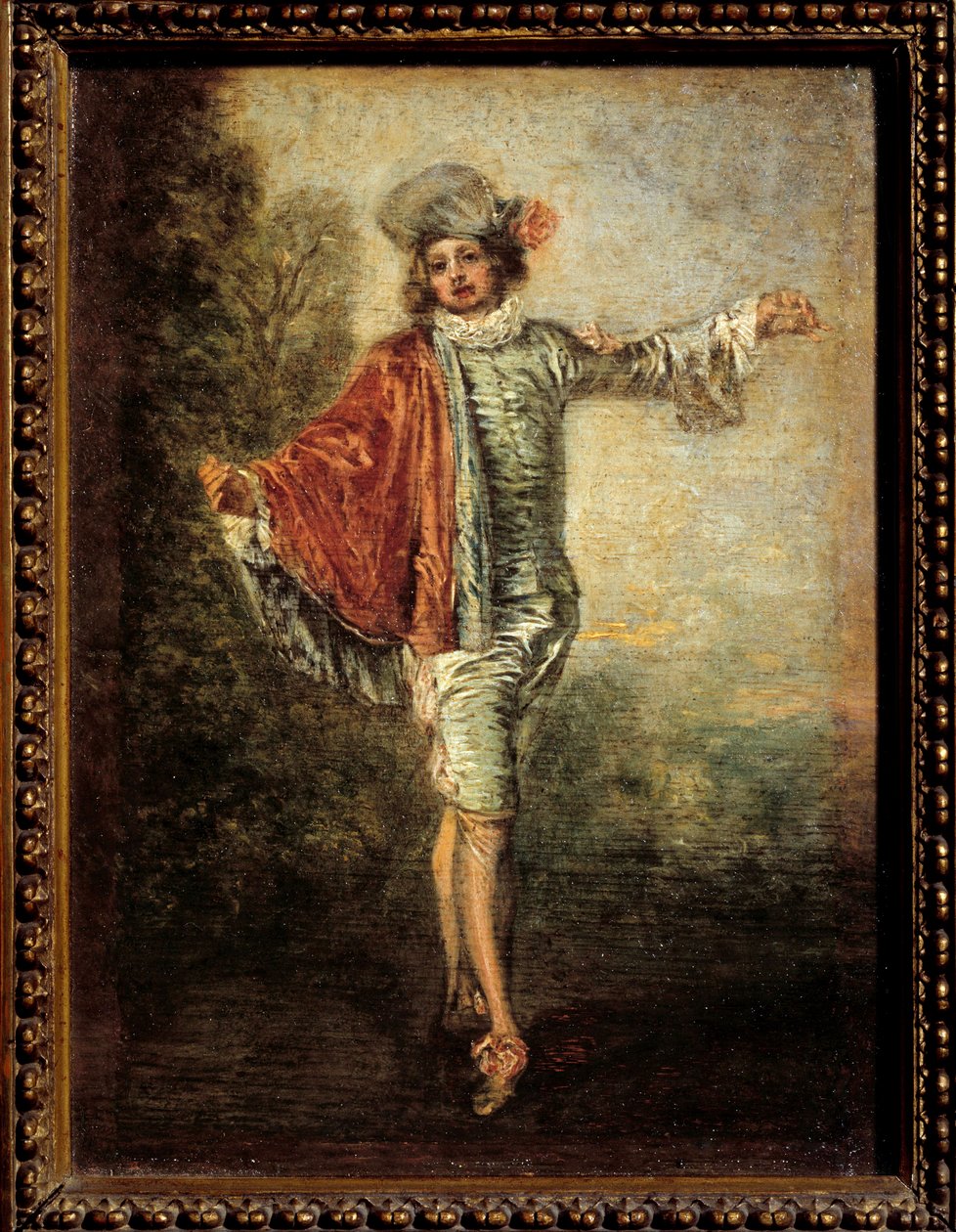 The Indifferent by Jean-Antoine Watteau: Fine art print