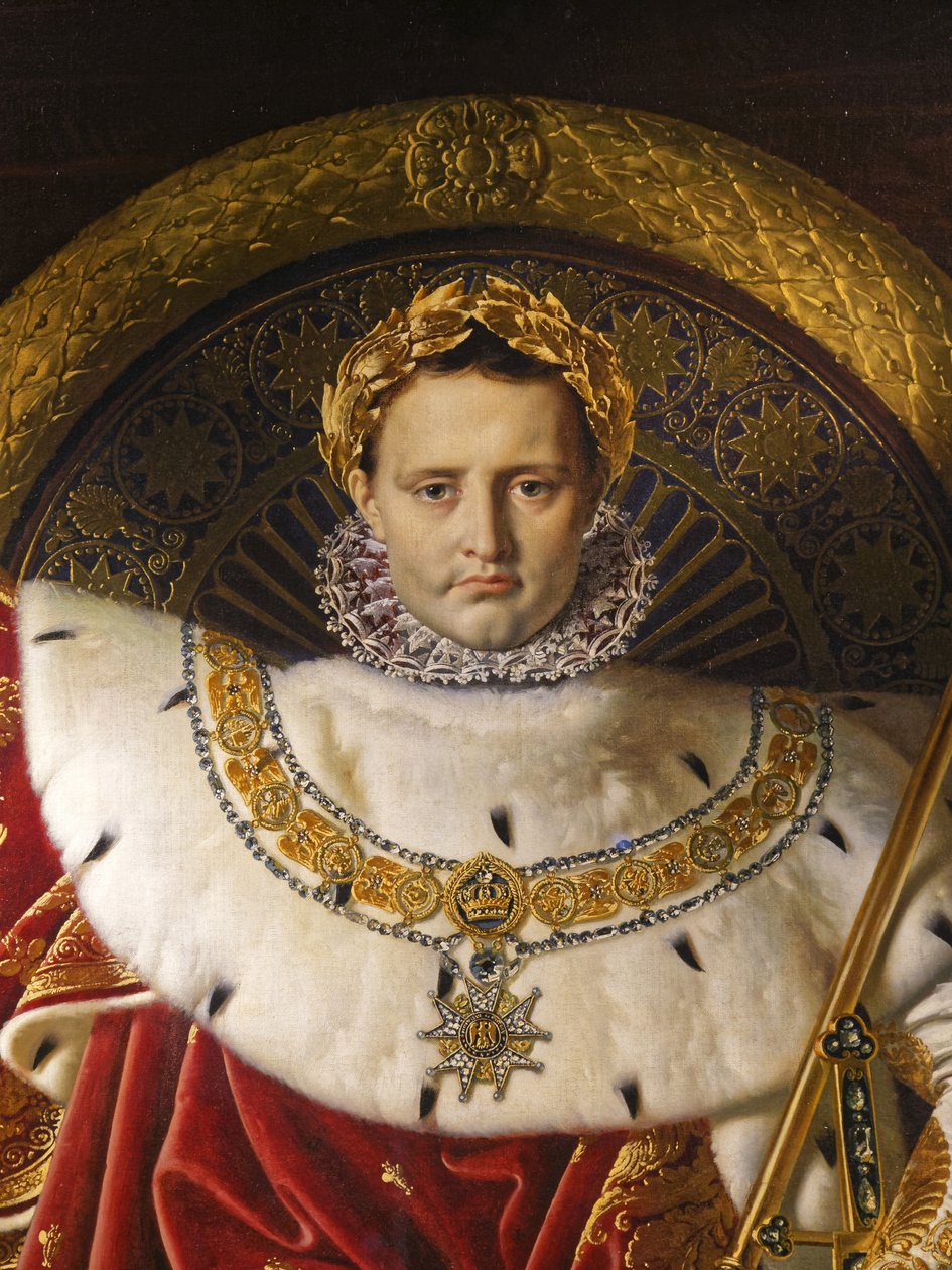 Napoleon Throne Napoleon On His Imperial Throne, 1806,