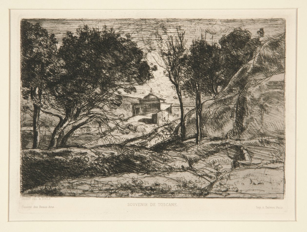 Memory of Tuscany by Jean-Baptiste-Camille Corot