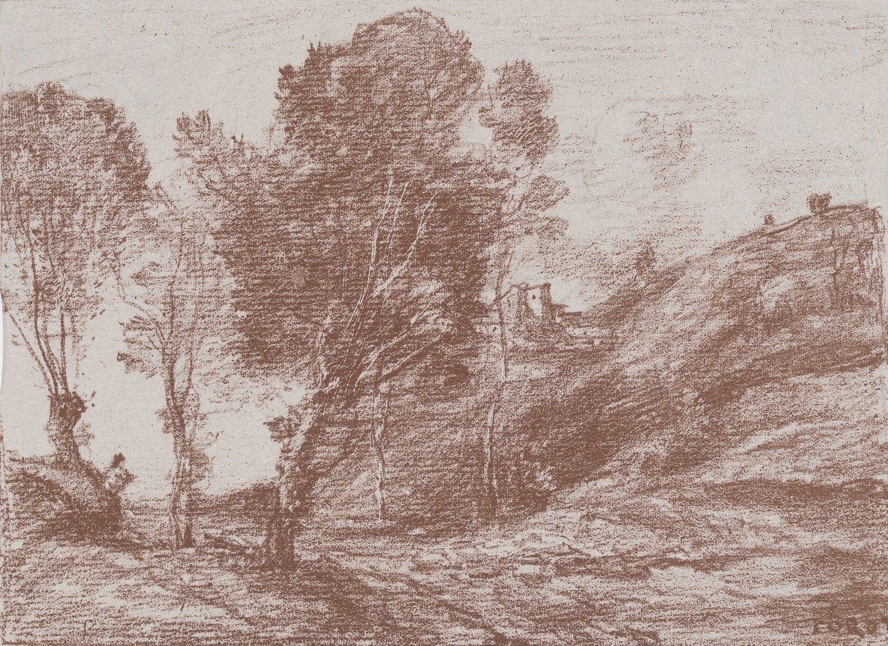 Souvenir of Italy, 1871 by Jean-Baptiste-Camille Corot