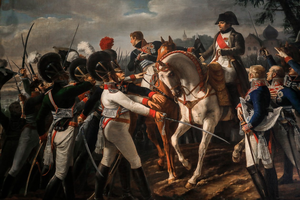 Bonaparte Haranguing the Bavarian and Württemberg Army in Abensberg