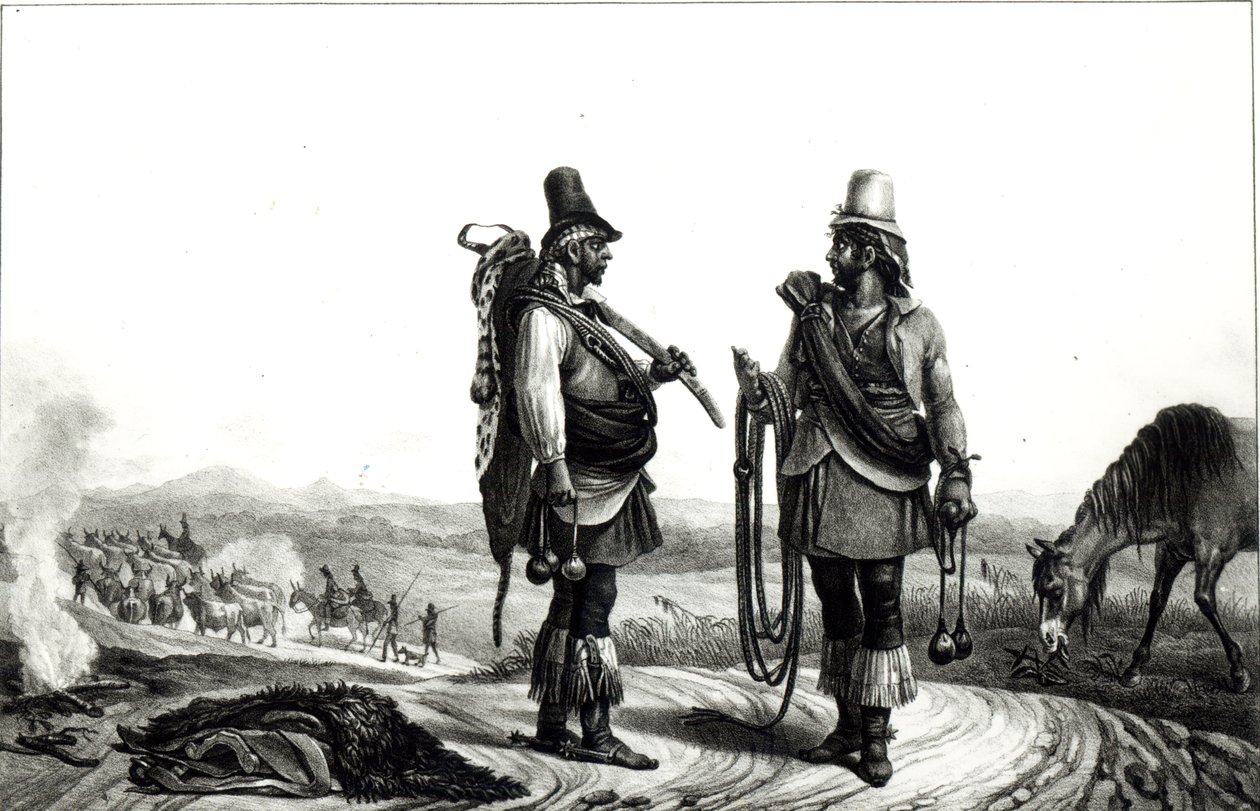 Charrua Indians from 'Voyage Pittoresque et Historique au Bresil ...