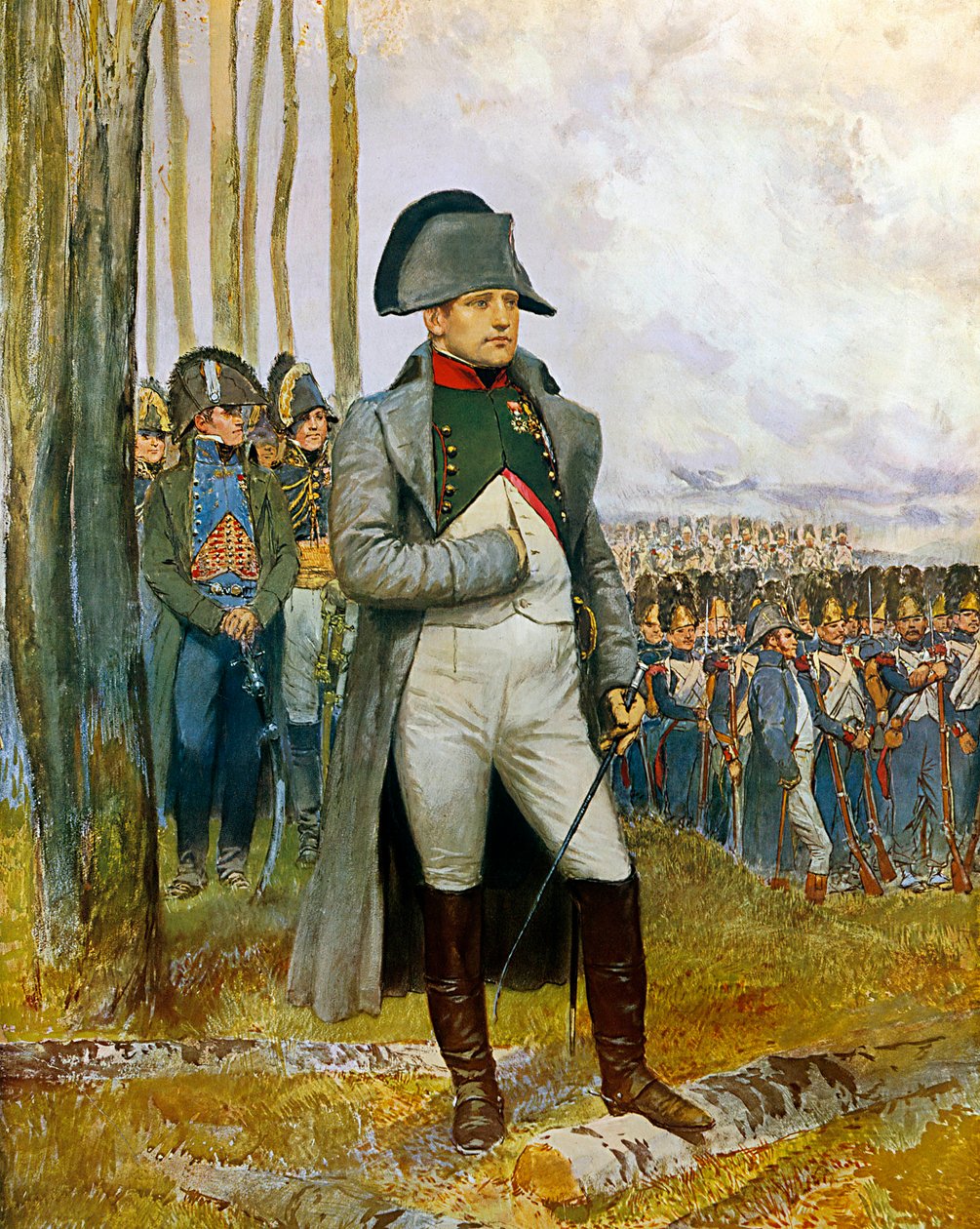 Napoleon I and His Staff Looking at the Pomegranates of the Imperial Guard