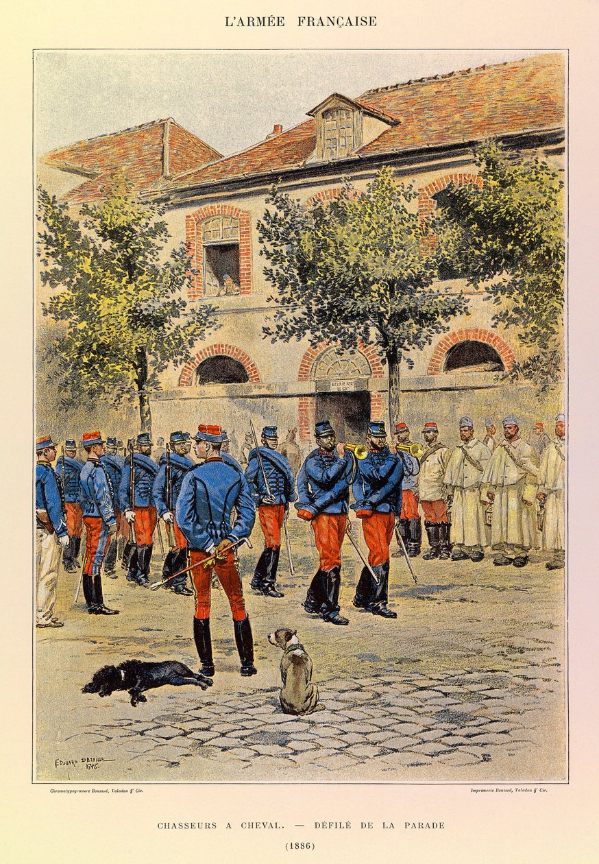 Types and Uniforms of the French Army of Captain Jules Richard ...