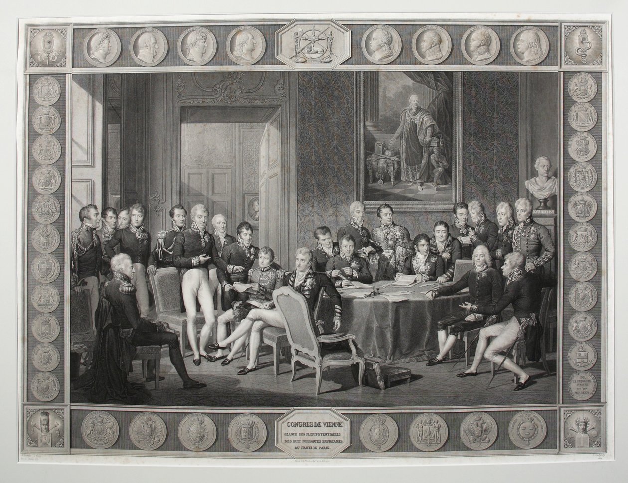 The Congress of Vienna, 1815 by Jean-Baptiste Isabey
