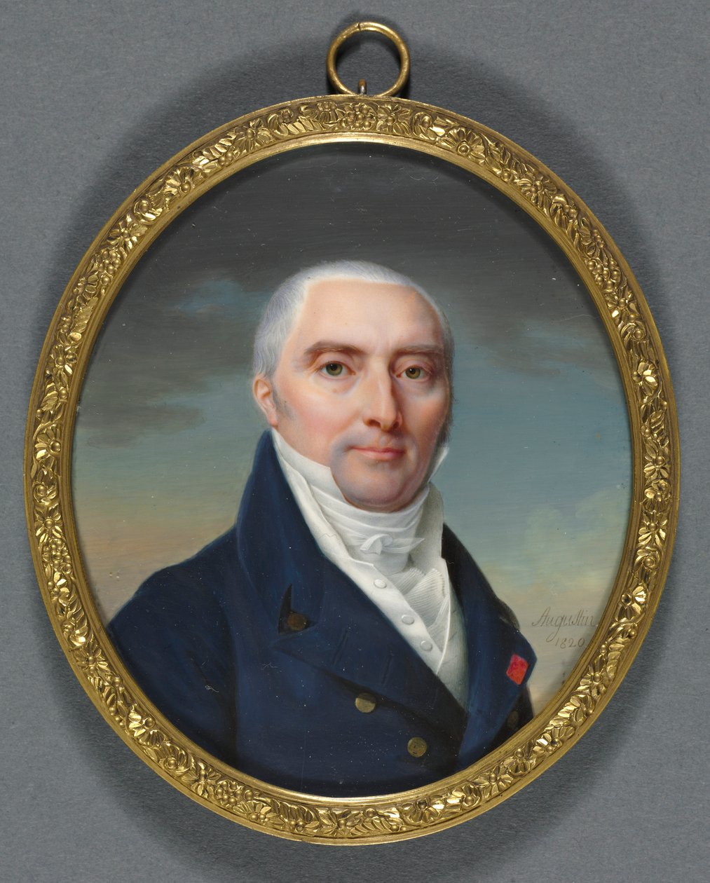 Portrait of Antoine Roy by Jean-Baptiste-Jacques Augustin