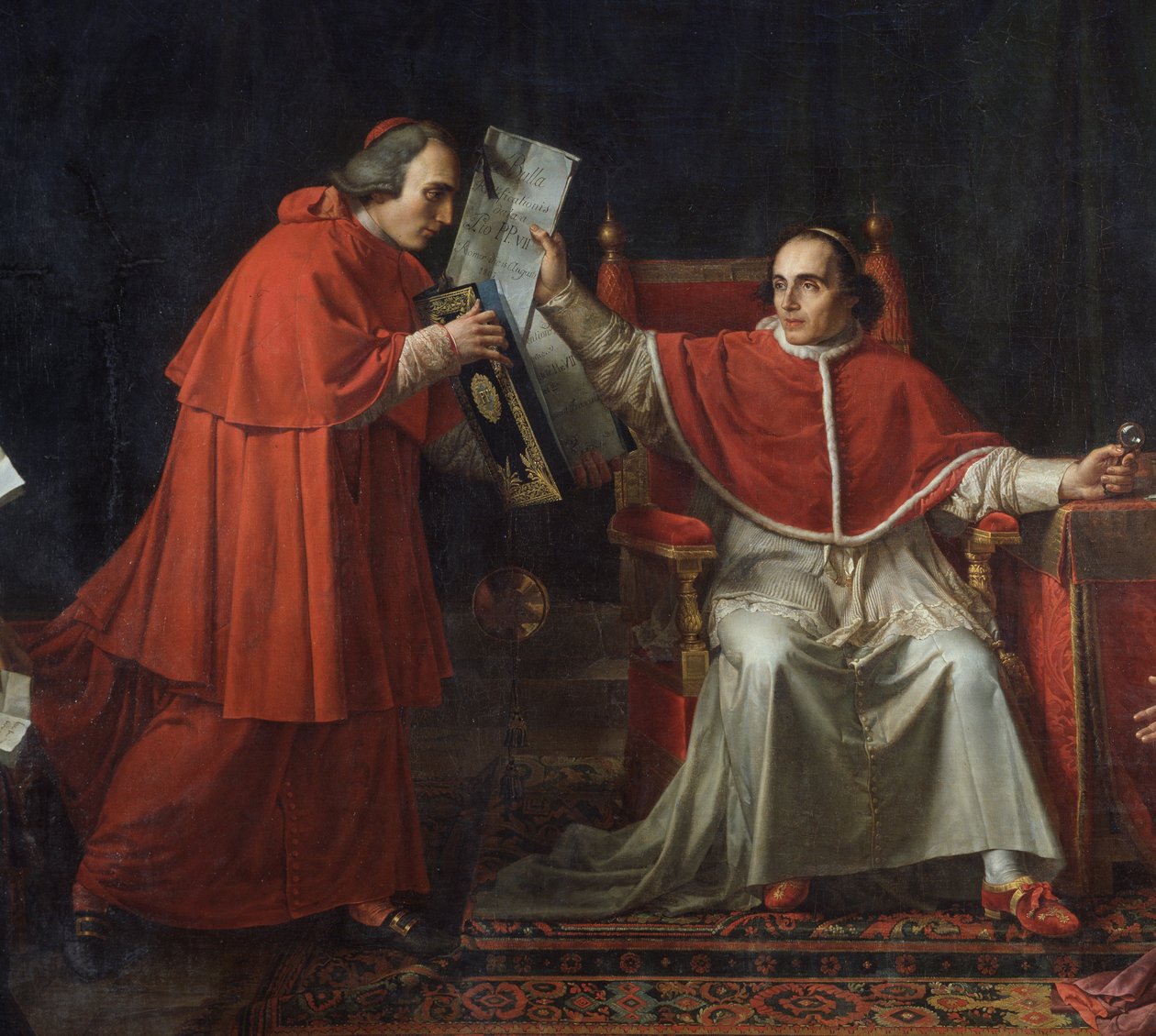 Signature of the Concordat between France and the Holy See by Pope Pius ...