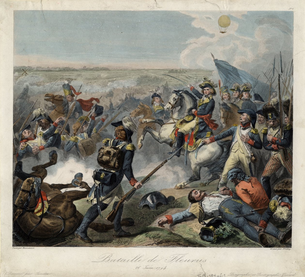 The Battle of Fleurus on 26 June 1794, 1795