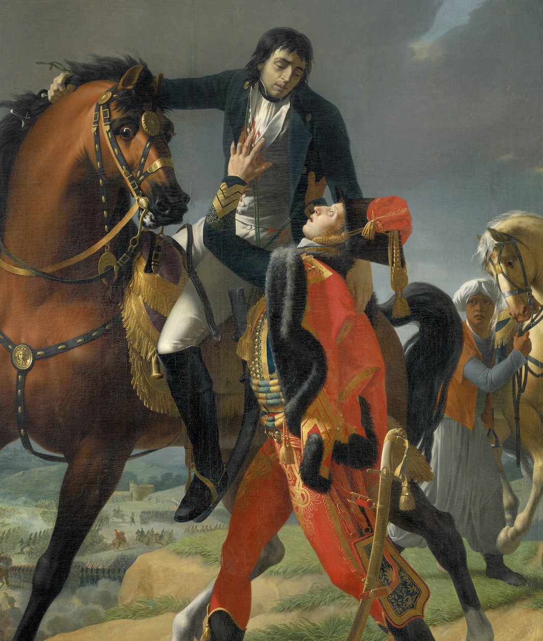Death of General Louis Charles Antoine Desaix at the Battle of Marengo ...