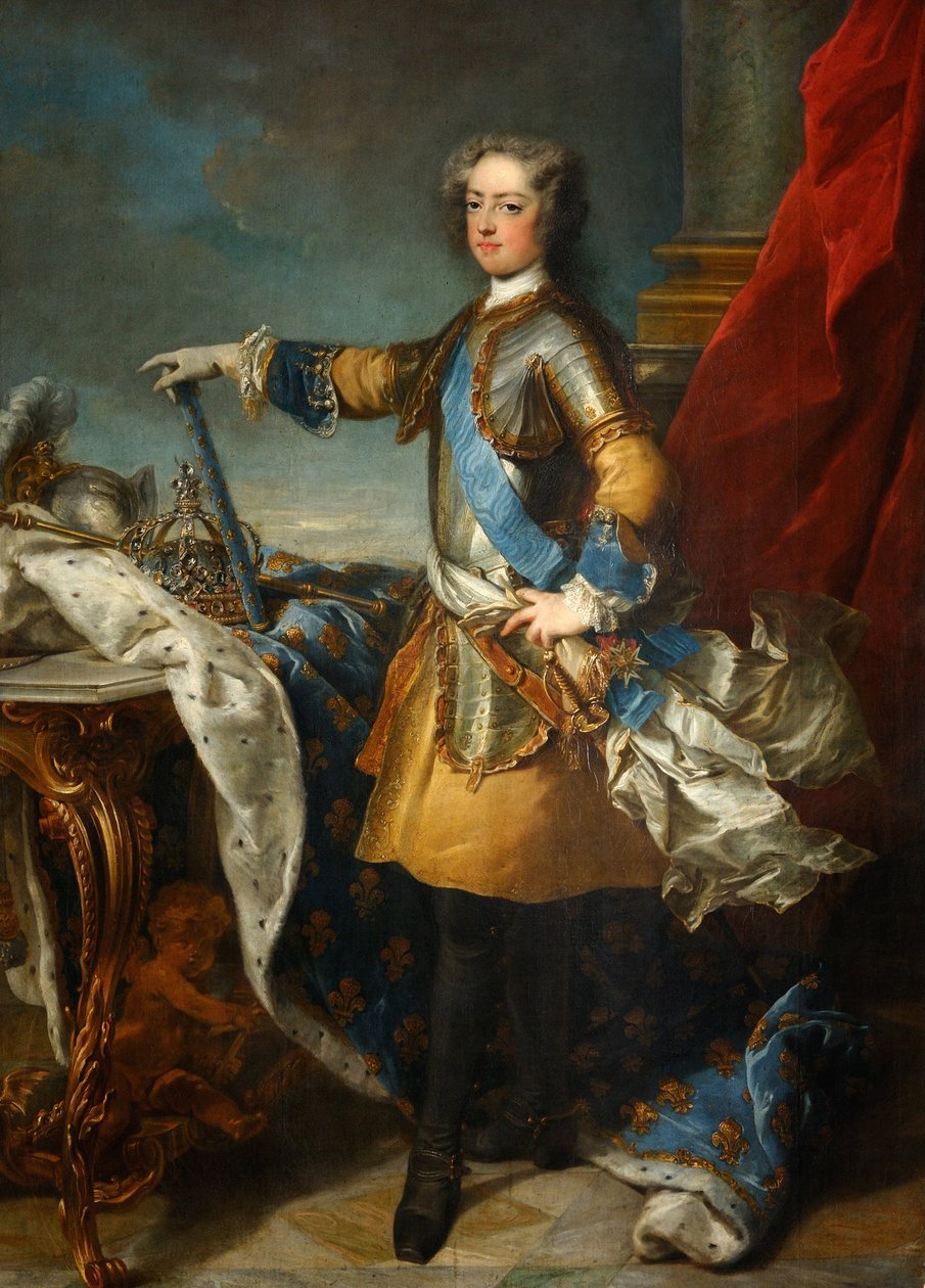 Portrait of King Louis XV 1710-1774, ca 1723-1724